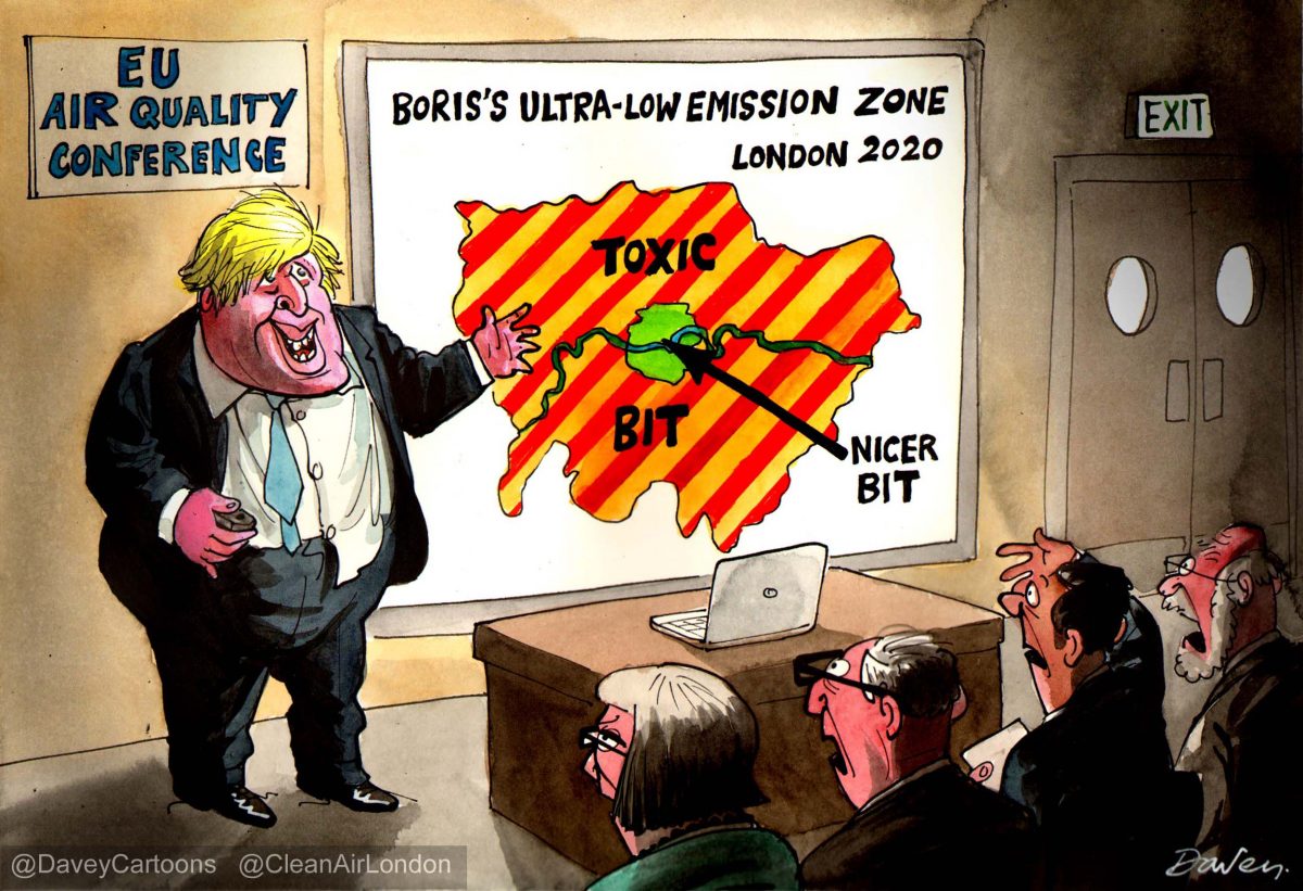 Davey Cartoons – Clean Air in London