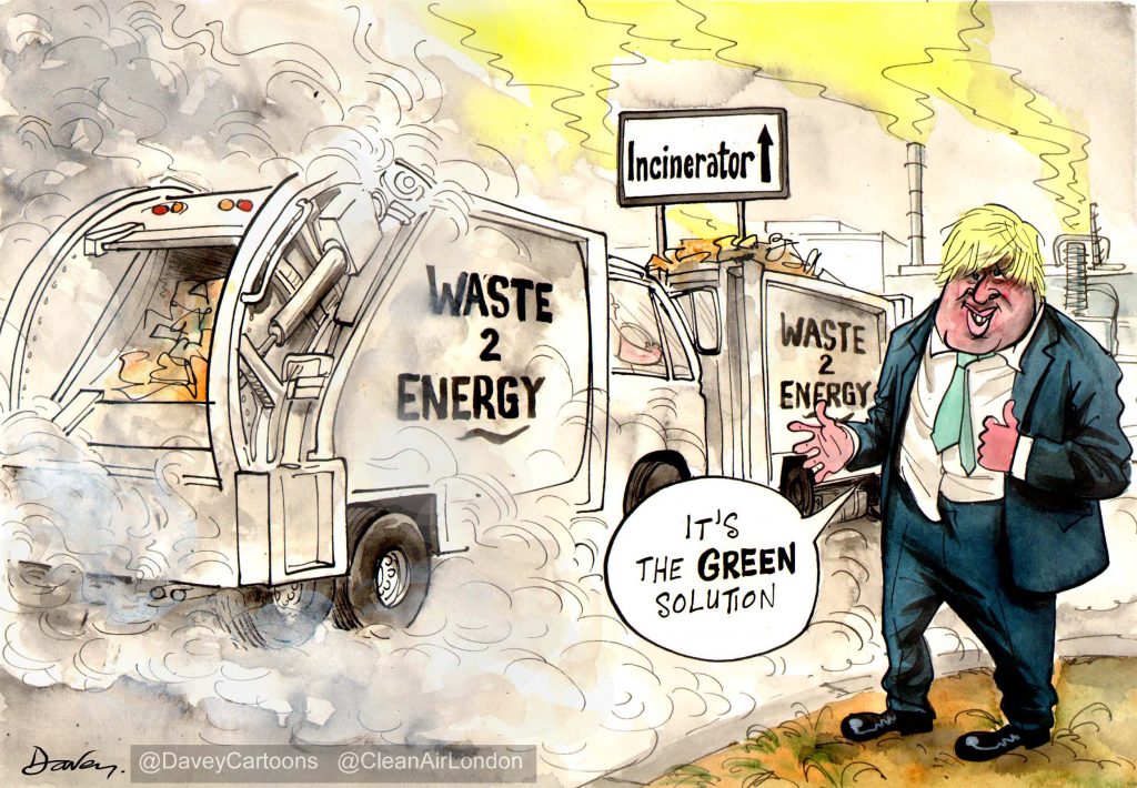 Davey Cartoons - Clean Air in London